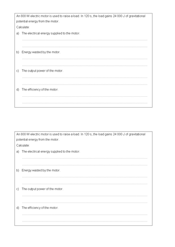 Energy (Year 10 content) new AQA 2016- GCSE | Teaching Resources