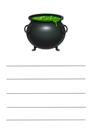Cauldron writing template | Teaching Resources