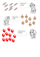 A paw patrol counting sheet. | Teaching Resources