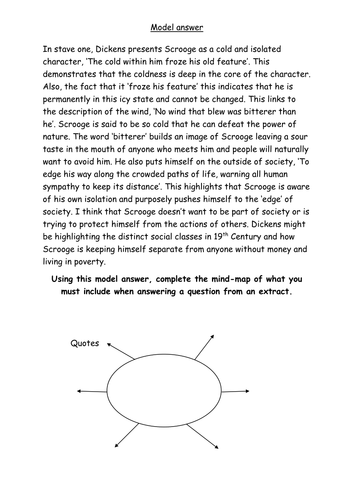 AQA GCSE literature Christmas Carol Scrooge | Teaching Resources