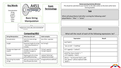 String Manipulation | Teaching Resources