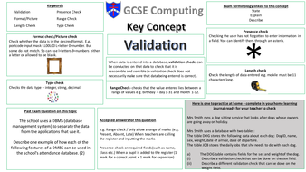 Databases Revision Sheets & Past Paper examples | Teaching Resources