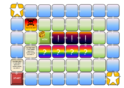 Key Word Revision Board Game (Template, PPT, AfL) [Full Revision Lesson ...