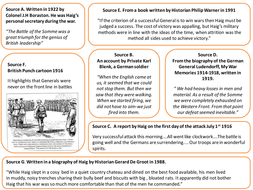 8 - The Battle of the Somme | Teaching Resources