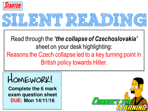Collapse of Czechoslovakia 1938 AQA Paper 1 (Old Spec) | Teaching Resources