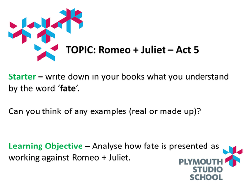 Romeo and Juliet Act 5 Scene 1, 2 and 3 powerpoint and activities ...