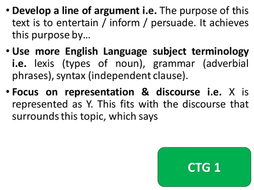 A Level English Language Unit 1 "Language Levels: Lexis, Grammar ...