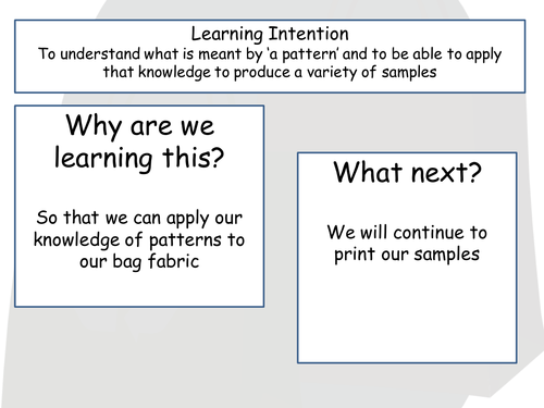 Repeat Patterns - printing | Teaching Resources
