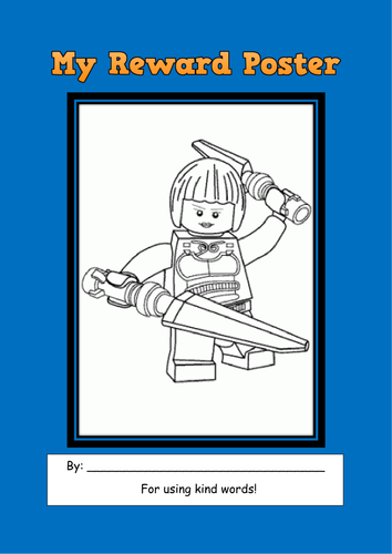 Behaviour Reward Chart & Poster Pack -HIGHLY MOTIVATING LEGO NINJAGO ...