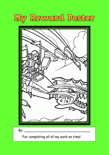 Behaviour Reward Chart & Poster Pack -HIGHLY MOTIVATING LEGO NINJAGO ...