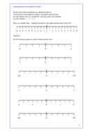 Mathematics Key Stage 2 Year 6 Negative Numbers - worksheets and ...