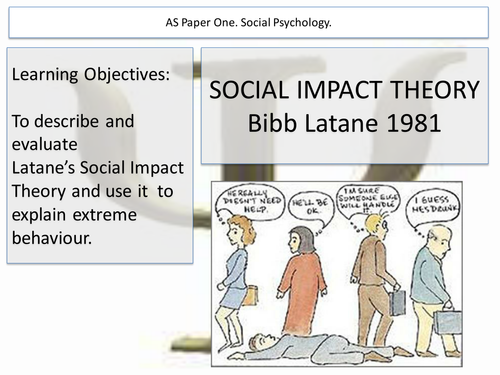 Social Impact Theory | Teaching Resources Social Impact Theory | Teaching Resources