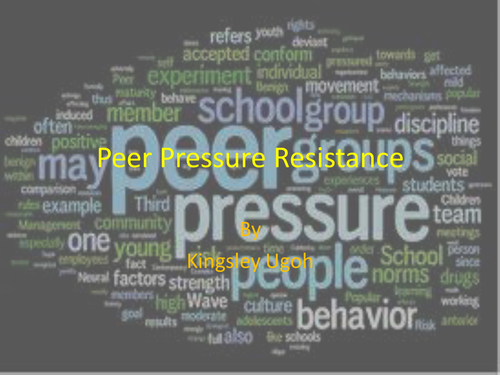 Peer Pressure Resistance | Teaching Resources