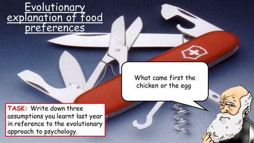 Eating behaviour: Evolutionary explanations to eating (Psychology AQA A ...