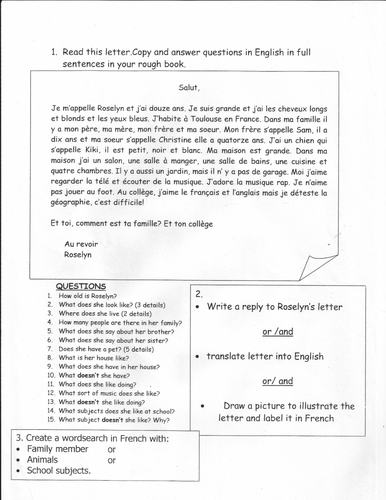 Reading comprehension and activities for cover work | Teaching Resources