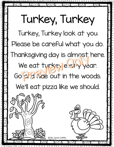 5 Thanksgiving Poems for Kids | Teaching Resources