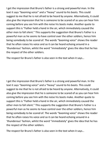 Boy in the Striped Pyjamas - Lesson 4-6 | Teaching Resources