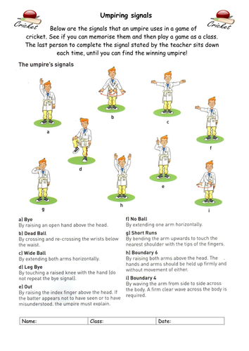 Cricket resources through the KS2 Curriuculm | Teaching Resources