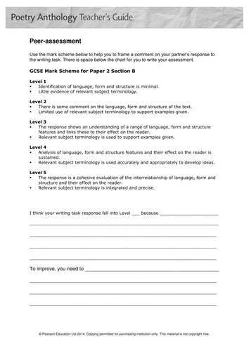 Edexcel Conflict Poetry with writing opportunities-FULLY RESOURCED ...