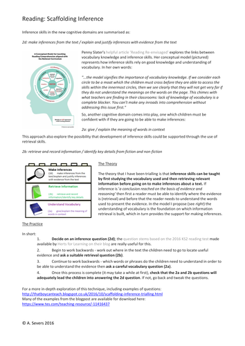 Scaffolding Inference - a technique to help children to infer meaning ...