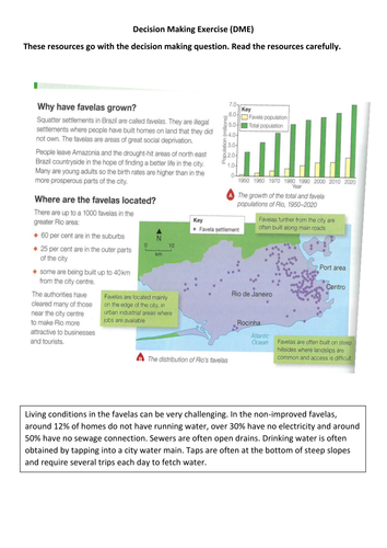 Issue Evaluation Paper 3 Rio De Janeiro AQA GCSE Geography from 2016 ...