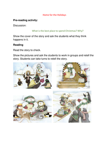 Home for the holidays- A Christmas lesson plan | Teaching Resources