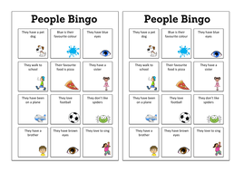 'People Bingo' - Help your class get to know each other by MarkMolloy ...