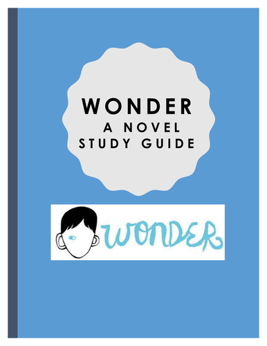 Wonder Study Workbook: R. J. Palacio | Teaching Resources