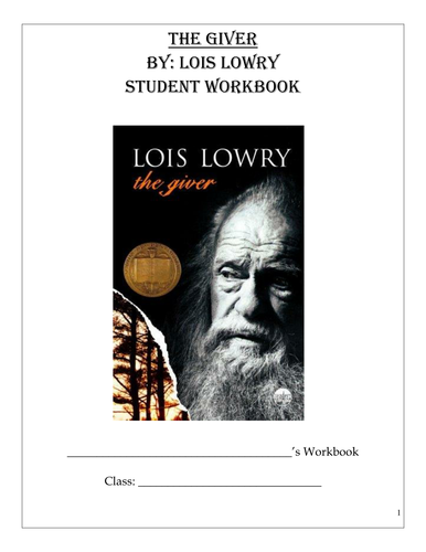 The Giver By Lois Lowry: Student Workbook | Teaching Resources