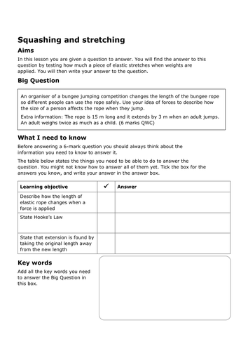 P1.2 Squashing and Stretching | Teaching Resources