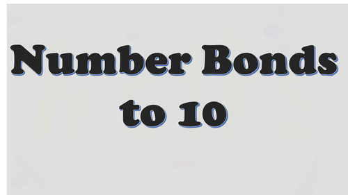 Number Bonds to 10 - Powerpoint Activity | Teaching Resources