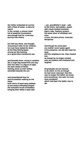 Kamikaze Beatrice Garland GCSE poetry 9-1 with interleaved content ...