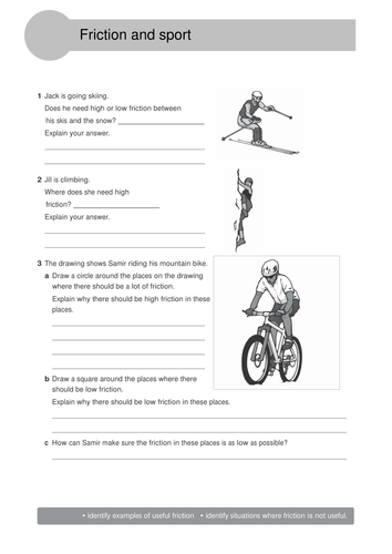 P1.3 Drag Forces and Friction | Teaching Resources
