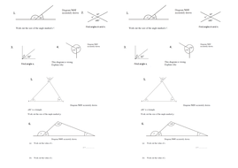 Angle facts, angles in triangles and quadrilaterals | Teaching Resources