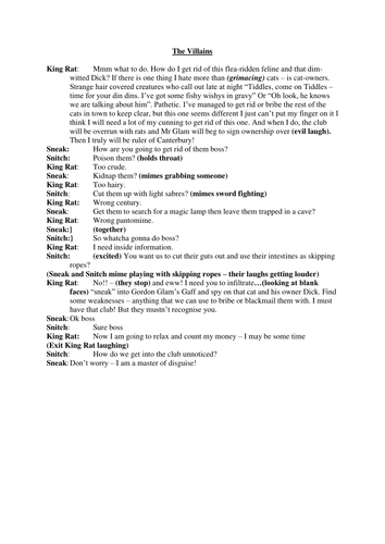 Pantomime Unit of Work - Three Lessons | Teaching Resources