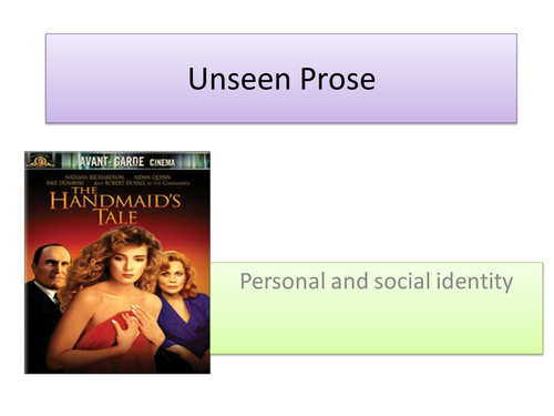 A Level Literature Unseen Prose analysis | Teaching Resources