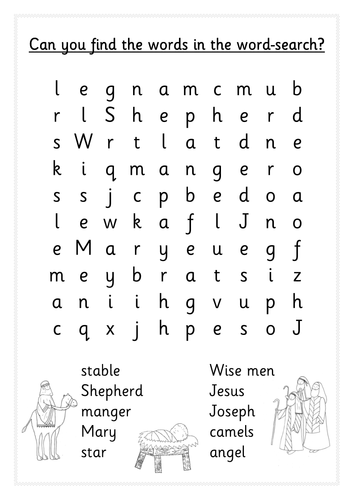 Christmas resource pack 1- Nativity story, crafts, activities, games ...