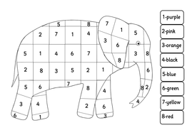 Elmer's Colours resource pack- display, games, activities by robbyn ...