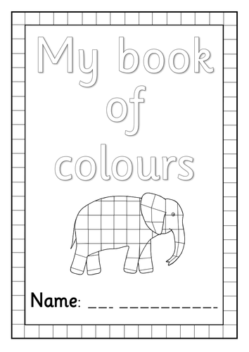 Elmer's Colours resource pack- display, games, activities | Teaching ...