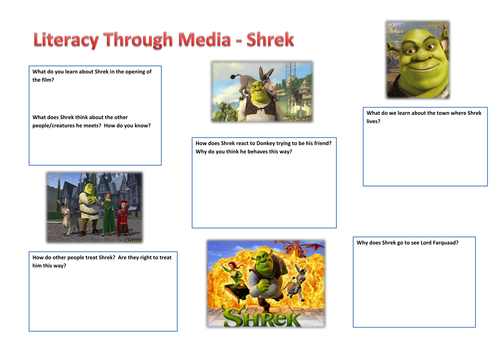 Literacy Through Media - Writing tasks | Teaching Resources