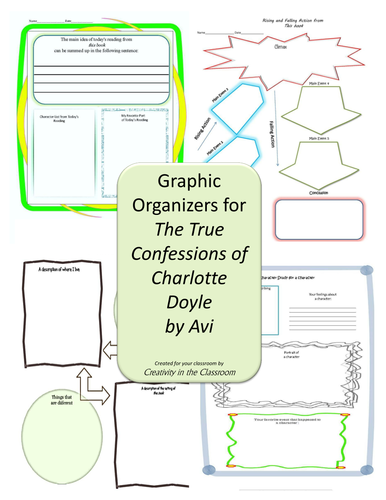 Graphic Organizers Plus Crossword Puzzles for The True Confessions of ...
