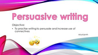 KS3/GCSE Persuasive writing task by raveenak1 - Teaching Resources - Tes
