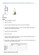 Photosynthesis Practical | Teaching Resources
