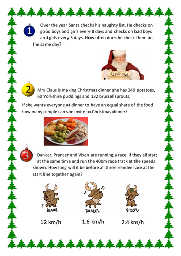Christmas Maths | Teaching Resources
