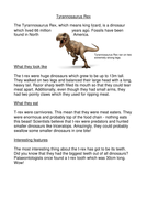 Year 2 Information Text planning - Dinosaurs | Teaching Resources