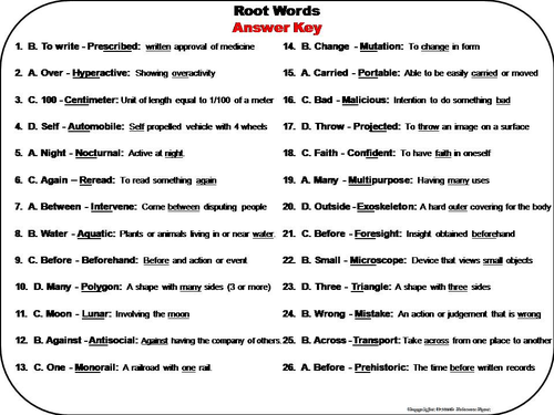 Root Words Task Cards | Teaching Resources