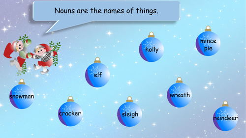 Parts of Speech - Christmas Themed | Teaching Resources