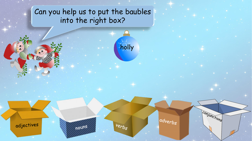 Parts of Speech - Christmas Themed | Teaching Resources