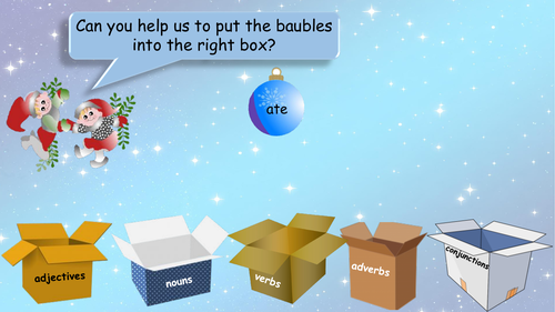 Parts of Speech - Christmas Themed | Teaching Resources