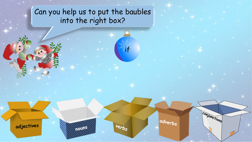 Parts of Speech - Christmas Themed | Teaching Resources